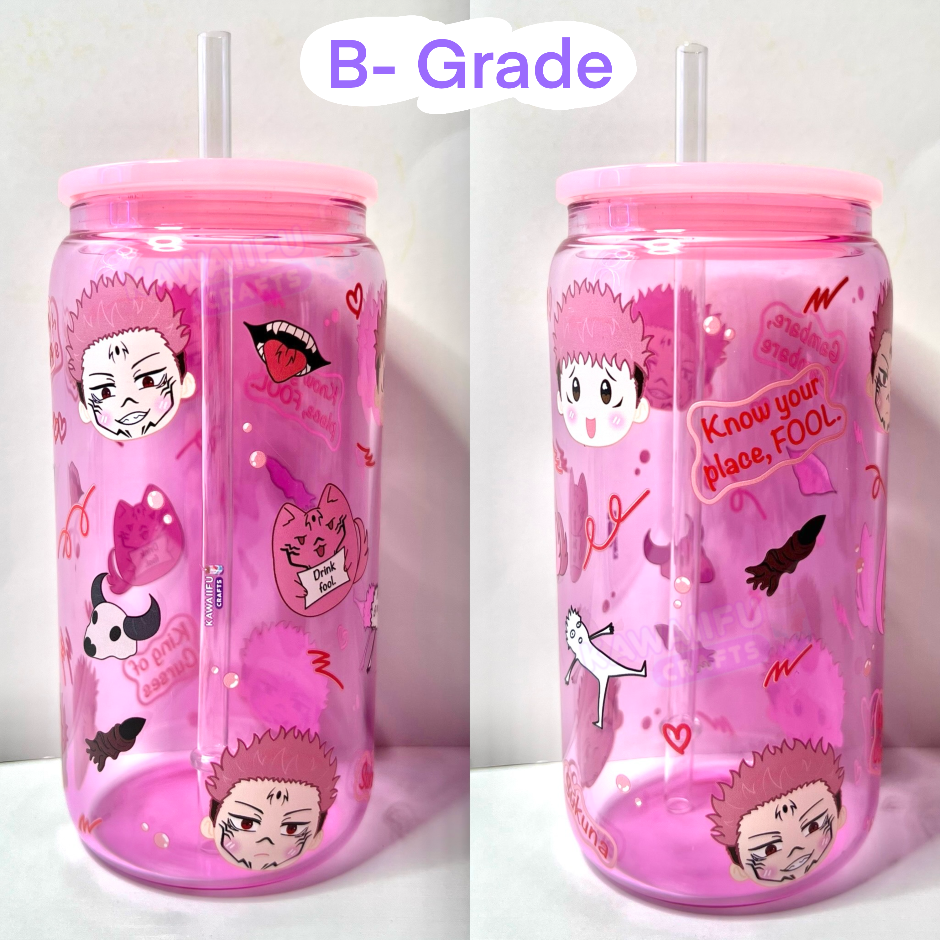 B-Grade Glass Cups – KawaiifuCrafts
