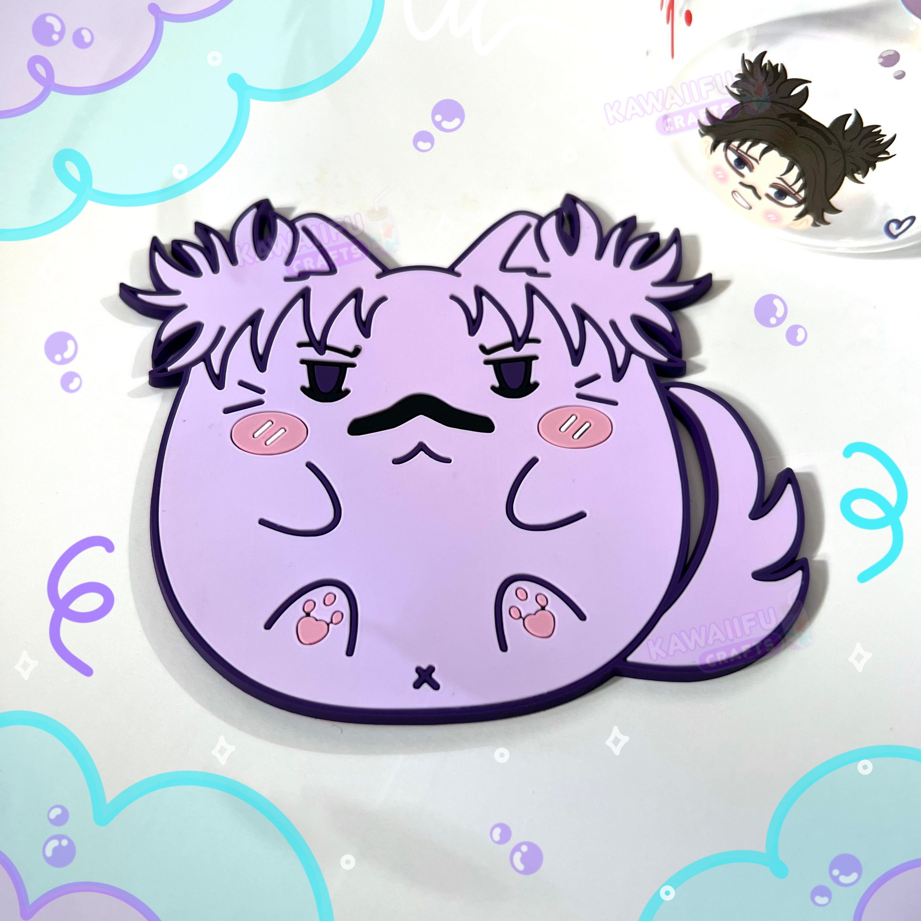 Cat-Oni Coaster – KawaiifuCrafts